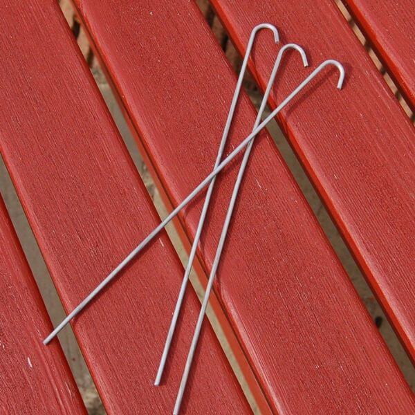 Galvanised Steel Pegs for Netting & Fleece – Gardening Naturally