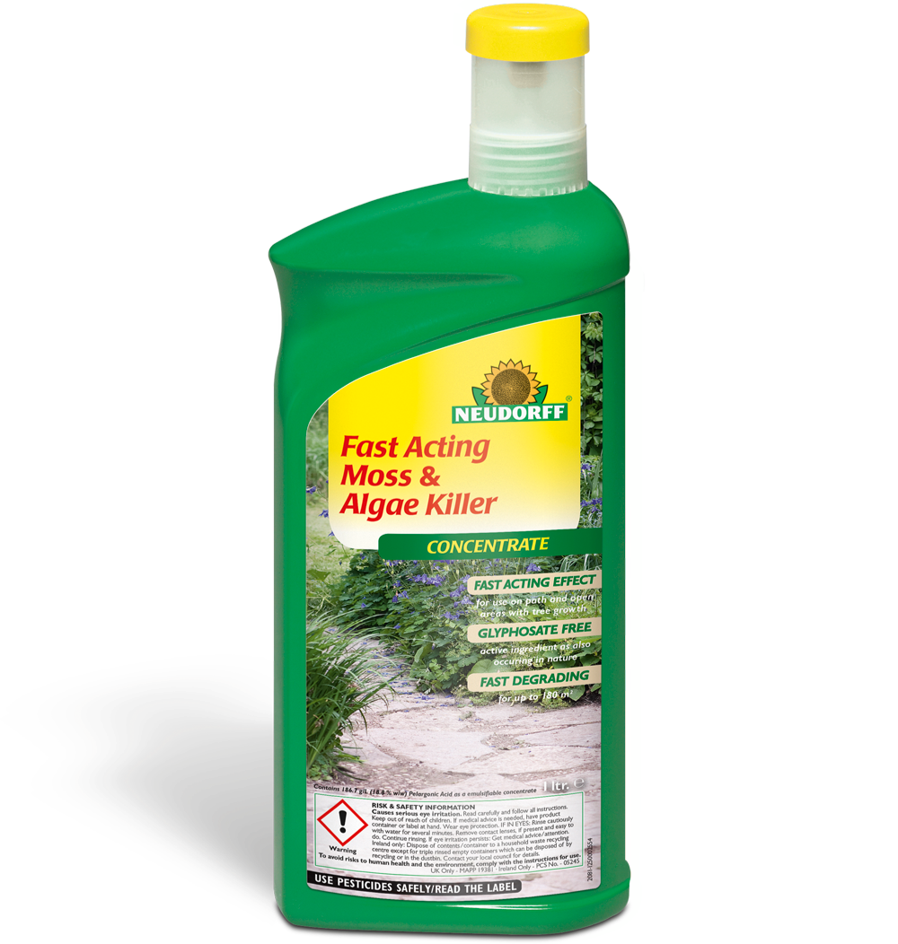 Fast Acting Moss & Algae Killer - Neudorff – Gardening Naturally