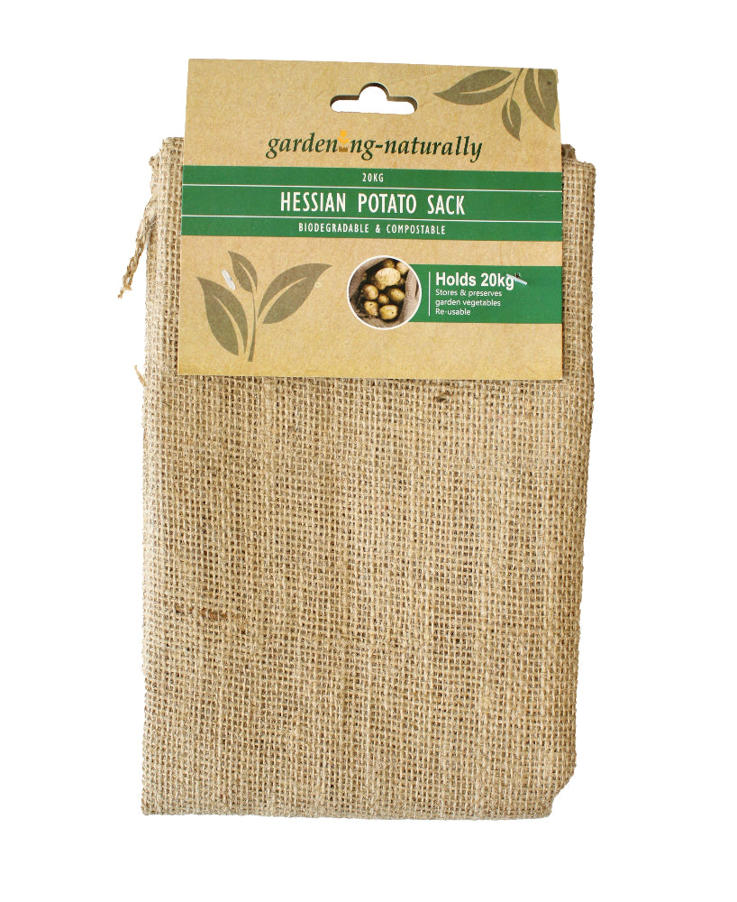Large Jute Vegetable Storage Sack - 50x68cm – Gardening Naturally