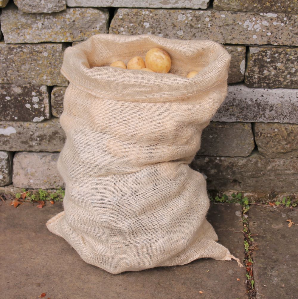 Quality Hessian Potato Sacks – Gardening Naturally