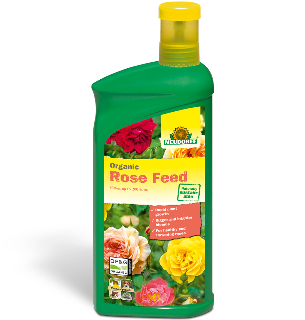 Organic Liquid Rose Feed - Gardening Naturally