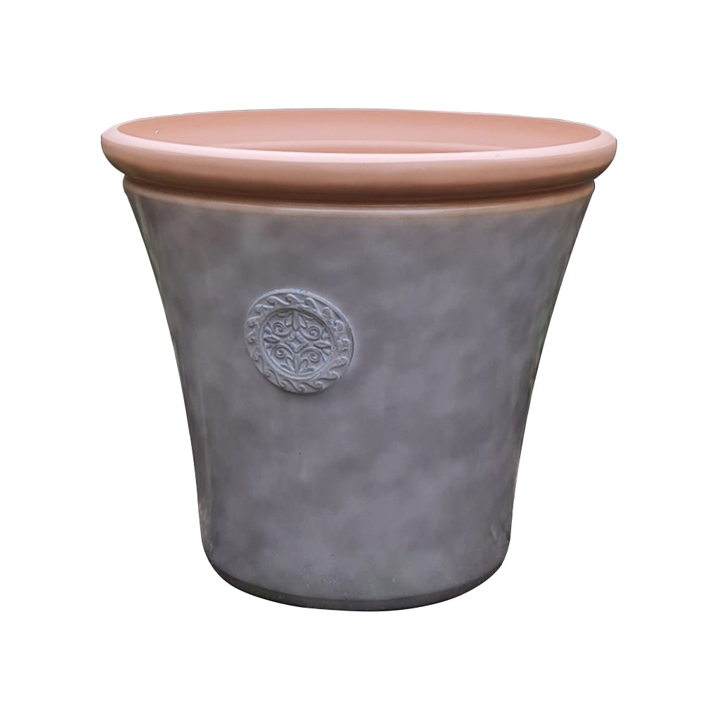 Palma Fossil Terra Stone Lite Planter – Gardening Naturally