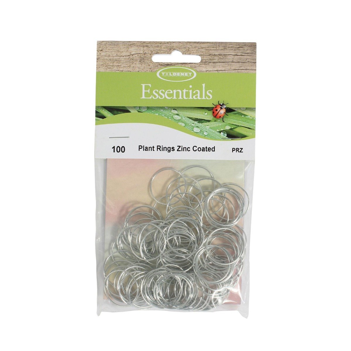 Zinc Coated Plant Rings Pack of 100 – Gardening Naturally